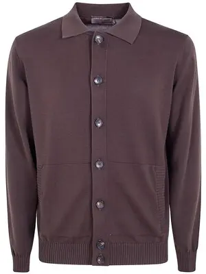 Filippo De Laurentiis Drop Shoulder Cardigans For Men