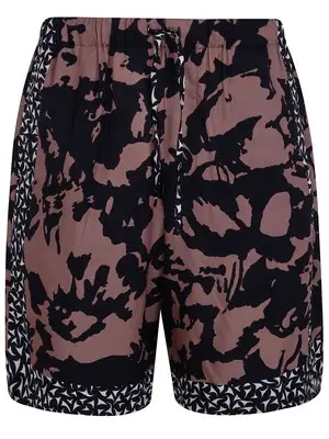 Dries Van Noten Piperi Printed Shorts Pink