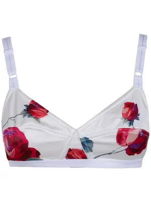 N.21 Bra With Roses - Multi