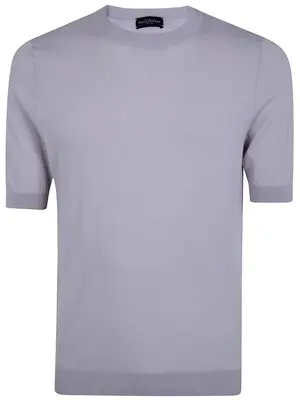 BALLANTYNE Short Sleeve Pullover - Gray