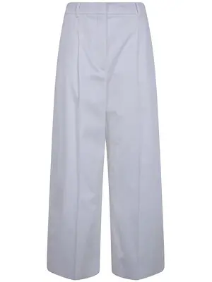 Max Mara Tequila Cotton Wide-leg Trousers