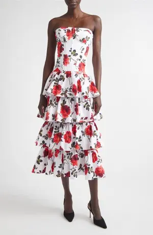 Carolina Herrera Corset Cocktail Dresses For Women