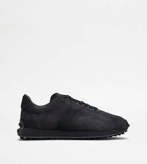 TOD'S T Vintage Pashmy Suede Sneakers - Blue