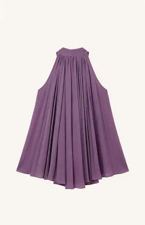 Aiste Hong Tie-neck Halter Blouse