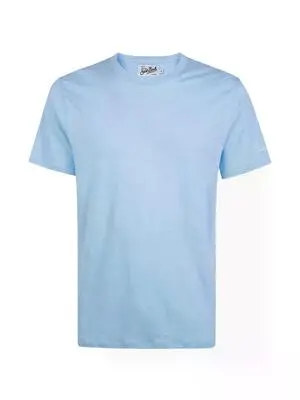 MC2 SAINT BARTH Ecstasea Logo-embroidered T-shirt - Blue