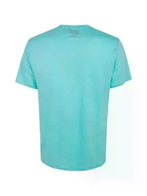 MC2 SAINT BARTH Ecstasea Slub-texture Logo-embroidered T-shirt - Blue