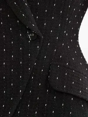 NISSA Double-breasted Boucle Blazer