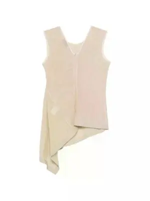 GENTRYPORTOFINO Sleeveless Asymmetric Top