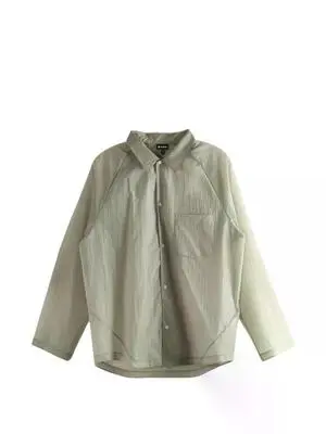 GOLDWIN Raglan-sleeve Sheer Shirt