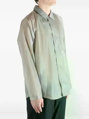 GOLDWIN Raglan-sleeve Sheer Shirt
