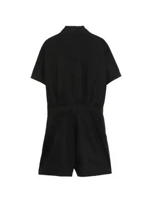 Patrizia Pepe Poplin Short-sleeve Jumpsuit