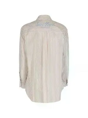 MC2 SAINT BARTH Brigitte Stripe-pattern Shirt
