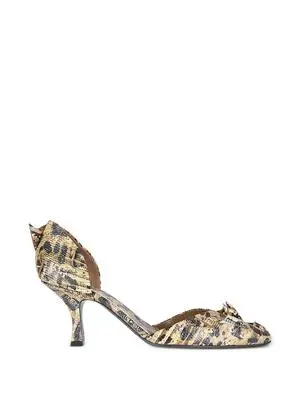 THE EROSE Yayoi Leopard-print Pumps