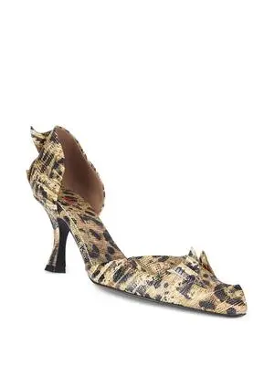 THE EROSE Yayoi Leopard-print Pumps