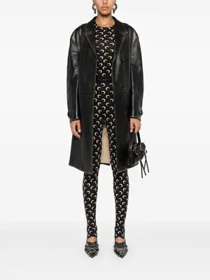 MARINE SERRE Moon Longsleeves Top - Black