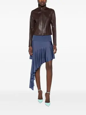 Alaïa Denim Asymmetric Skirt - Blue