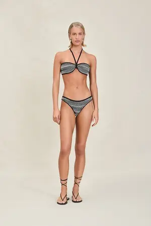 Devon Windsor Finn Bandeau Top - Gray