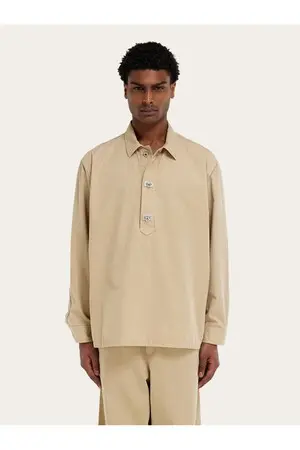 FERRAGAMO Polo-style Shirt - Natural