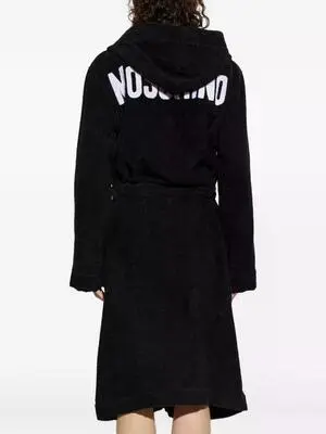 Moschino Logo-patch Hooded Bathrobe