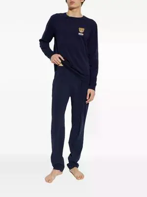 Moschino Two-piece Patch Pajamas Set