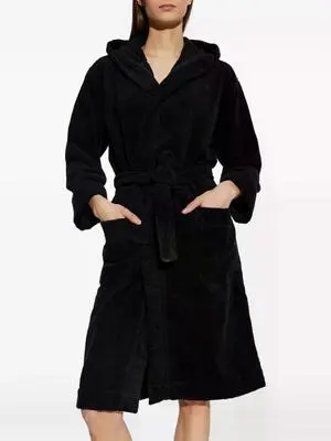 Moschino Logo-patch Hooded Dressing Gown
