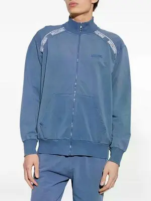 Moschino Logo-tape Zip-up Sweater