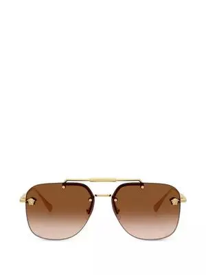 Versace Medusa Pilot Sunglasses - Brown