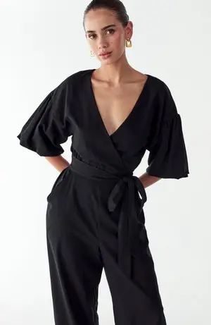 WILLA Andrea Jumpsuit - Black