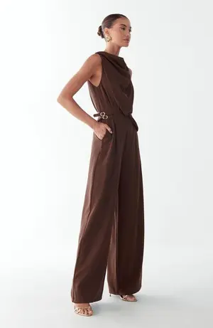 BWLDR Dalia Jumpsuit - Chocolate