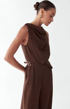 BWLDR Dalia Jumpsuit - Chocolate