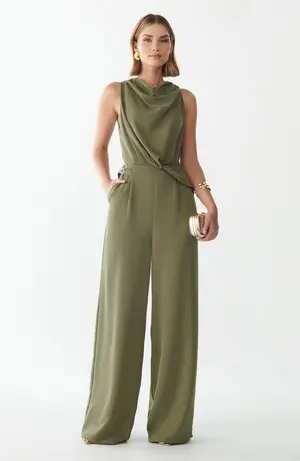 BWLDR Dalia Jumpsuit Light Olive