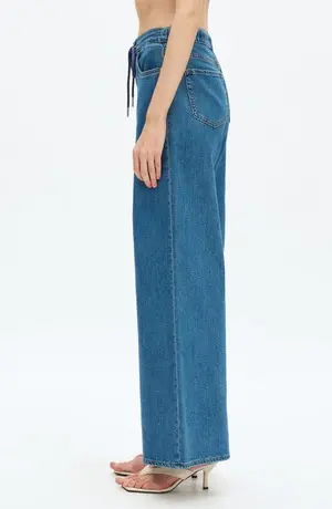 BAYEAS Zephyrine Drawstring Wide Leg Jeans