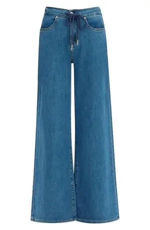 BAYEAS Zephyrine Drawstring Wide Leg Jeans
