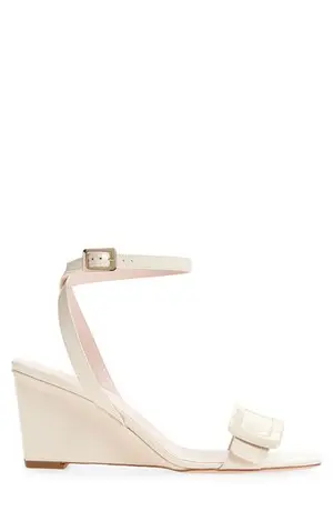 ROGER VIVIER Belle Vivier Wedge Sandal - Cire