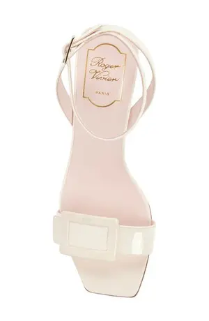 ROGER VIVIER Belle Vivier Wedge Sandal - Cire