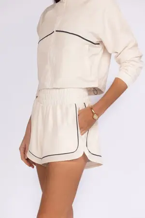 FORE-TÉ CLUB ATTIRE Dawson Athletic Short - Ecru