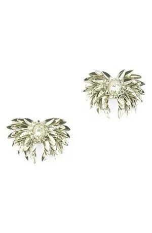 Deepa Gurnani Silver Tone Earrings