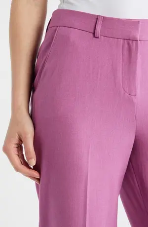 TAHARI ASL Tapered Pants - Rosette