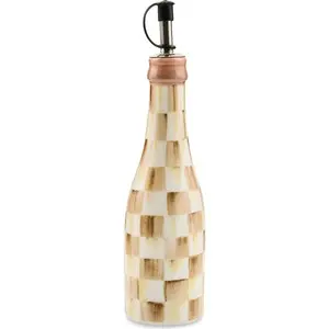 MACKENZIE-CHILDS Check Farmhouse Oil Cruet - Mocha