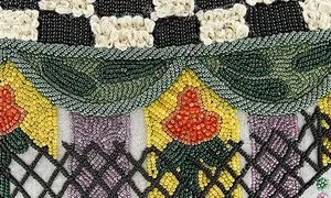 MACKENZIE-CHILDS Beaded Teapot Throw Pillow