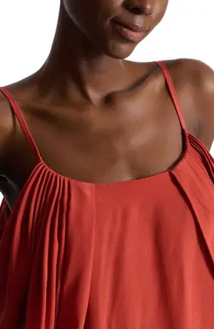 Balmain Draped Silk Crepe Top