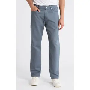 Citizens Of Humanity Elijah Relaxed Straight Stretch Cotton & Linen Pants - Stone Blue