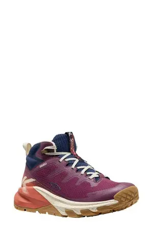 Keen Targhee Apex Mid Waterproof Hiking Boot - Fig/burnt Brick