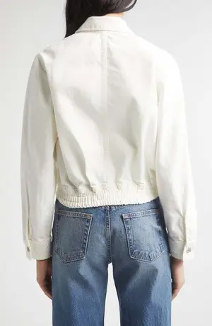NILI LOTAN Najac Denim Jacket - Cream