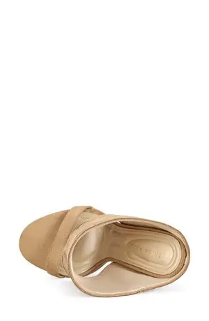 AZALEA WANG Dreia Ankle Cuff Wedge Sandal
