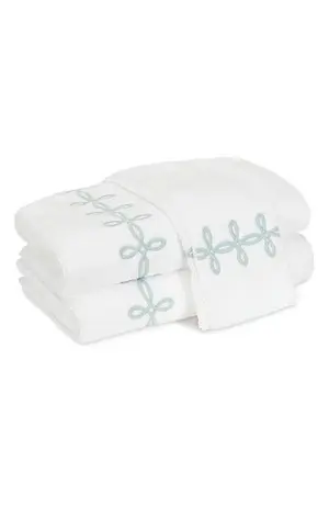 MATOUK Gordian Knot Egyptian Cotton Hand Towel Jade