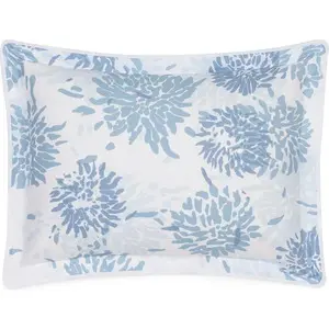 MATOUK Chrysanthemum Pillow Sham - Blue