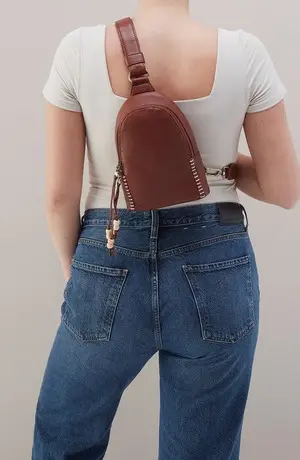 Hobo Fern Leather Sling Bag