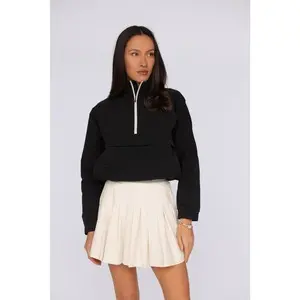 FORE-TÉ CLUB ATTIRE Margot Performance Pullover - Black
