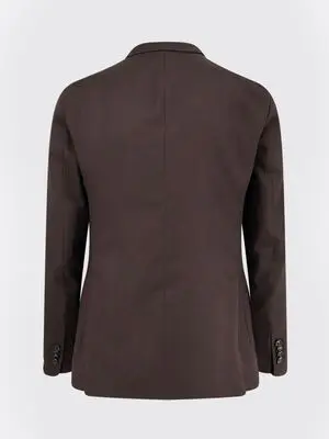 Tagliatore Single-breasted Silk And Wool Blazer - Brown